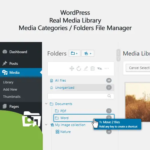 WP Real Media Library Organize Media with Folders & Categories - Theme ...